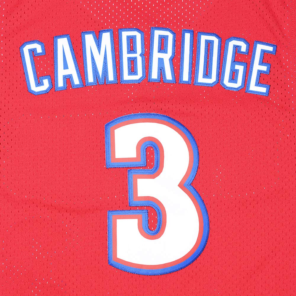 Youth Calvin Cambridge Shirts #3 LA Knights Basketball Jersey for Kids/Boys (Red, Youth Medium)
