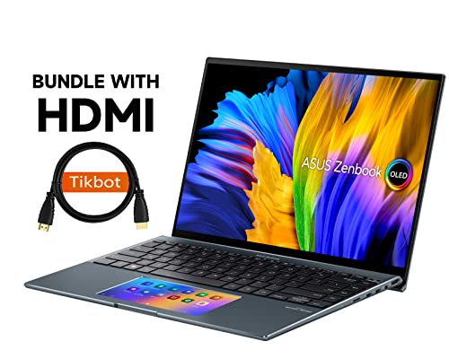 ASUS Zenbook 14X 14 16:10 OLED 2.8K (2880 x 1800) Touch Laptop Core i7-1165G7 NVIDIA GeForce MX450 Win11 Pro 550 nits 100% DCI-P3 Pantone Backlit KB Harman / Kardon w/hdmi (16GB RAM | 1TB PCIe SSD)