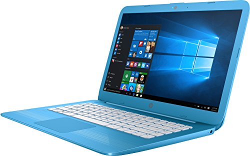 HP Stream 14-cb011wm, 14" HD Display, Intel N3060, 4GB RAM, 32GB SSD, Windows 10 Home S Mode, Blue