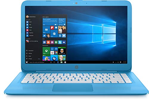HP Stream 14-cb011wm, 14" HD Display, Intel N3060, 4GB RAM, 32GB SSD, Windows 10 Home S Mode, Blue