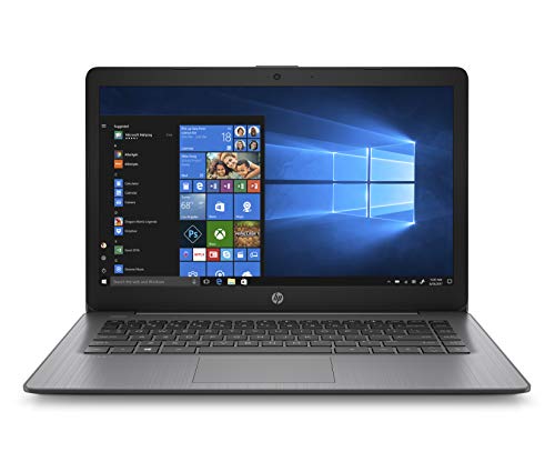 2019 HP Stream Laptop 14inch, Intel Celeron N4000, Intel UHD Graphics 600, 4GB SDRAM, 32GB SSD, HDMI, Win10, 14-cb164wm Brilliant Black (Renewed)