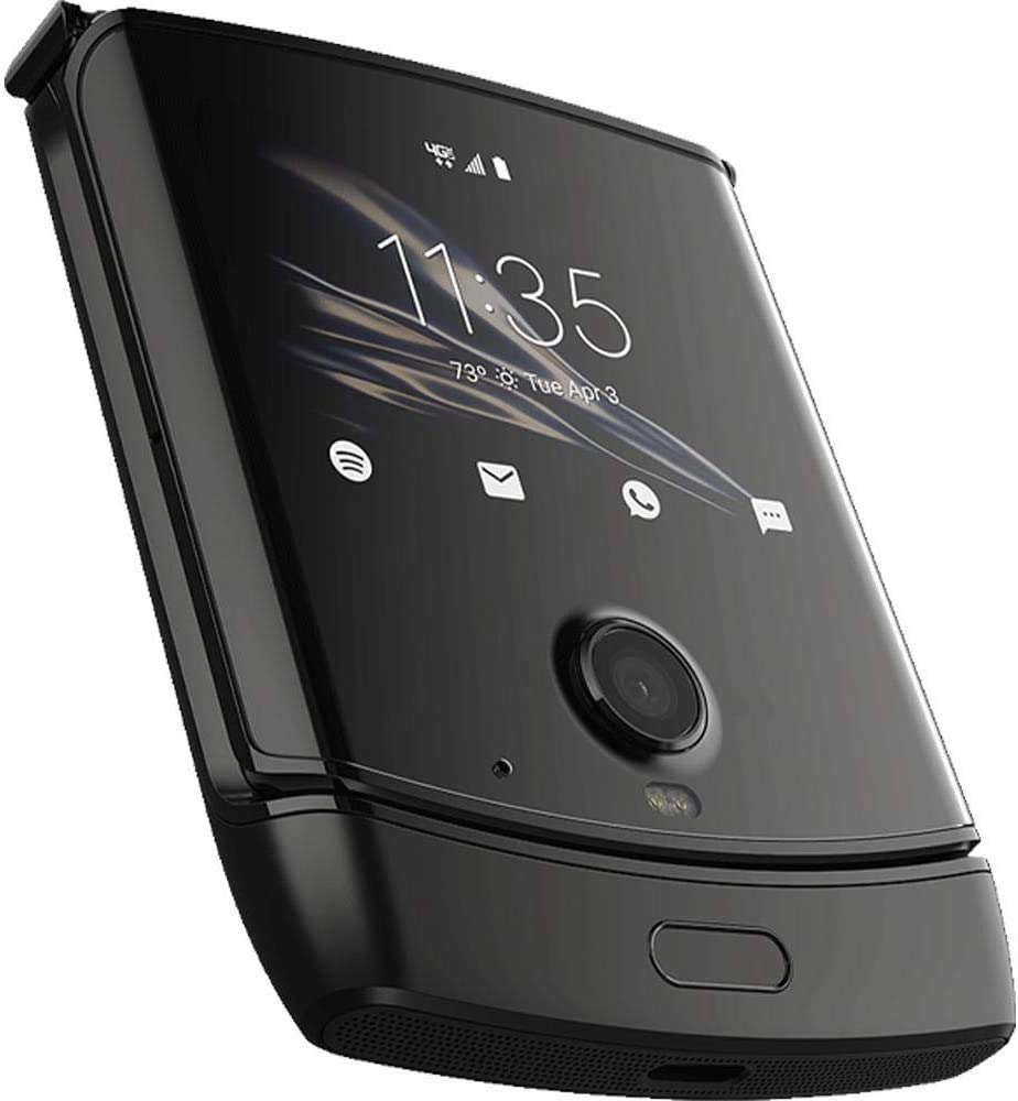Motorola Razr 2019 Single-SIM 128GB + 6GB RAM (GSM Only | No CDMA) Factory Unlocked 4G/LTE Smartphone (Noir Black) - International Version