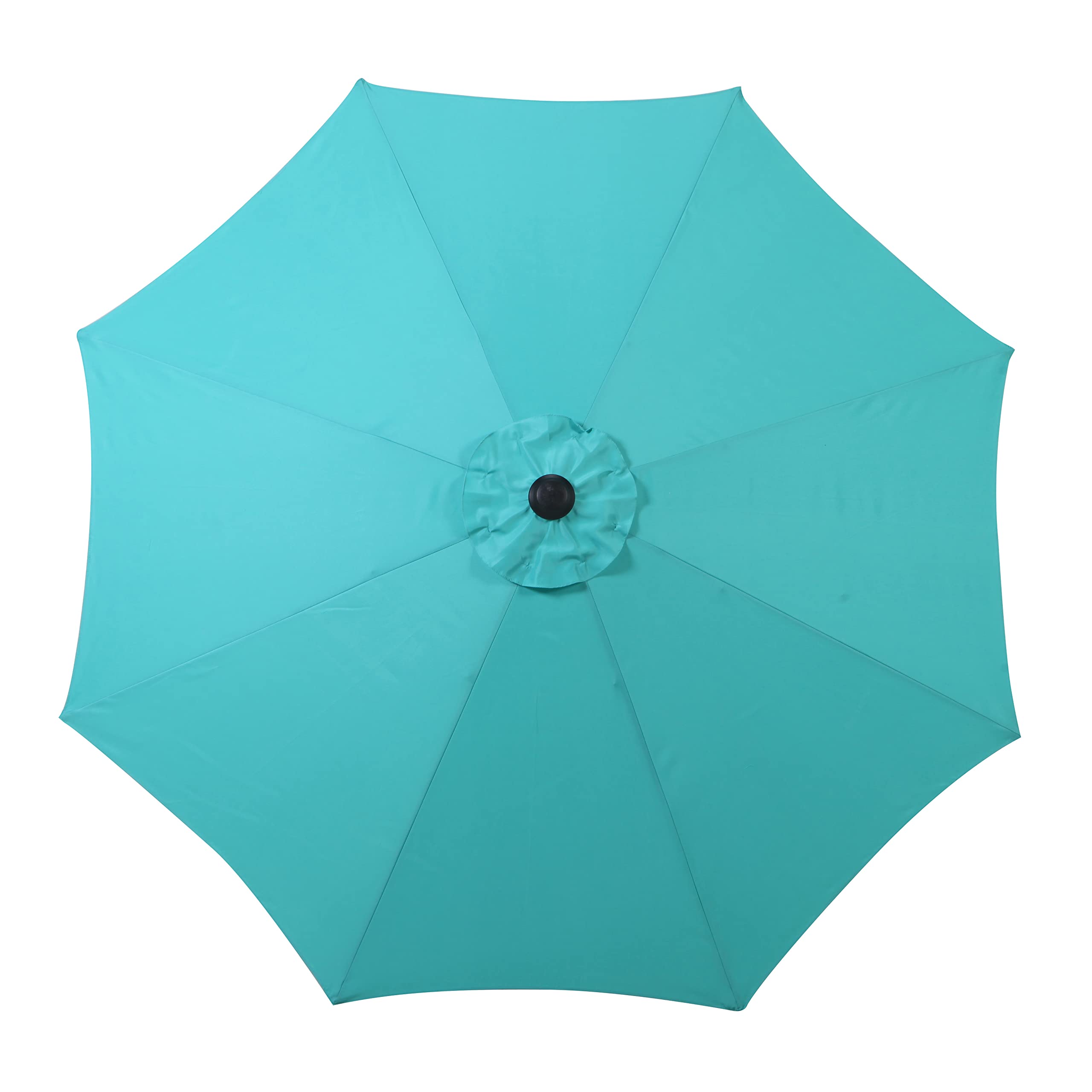 Grand patio 9 FT Enhanced Patio Umbrella with 8 Ribs, Table Market Umbrella with Crank/Tilt, Outdoor Shades for Pool Garden Yard Deck Beach, Blue