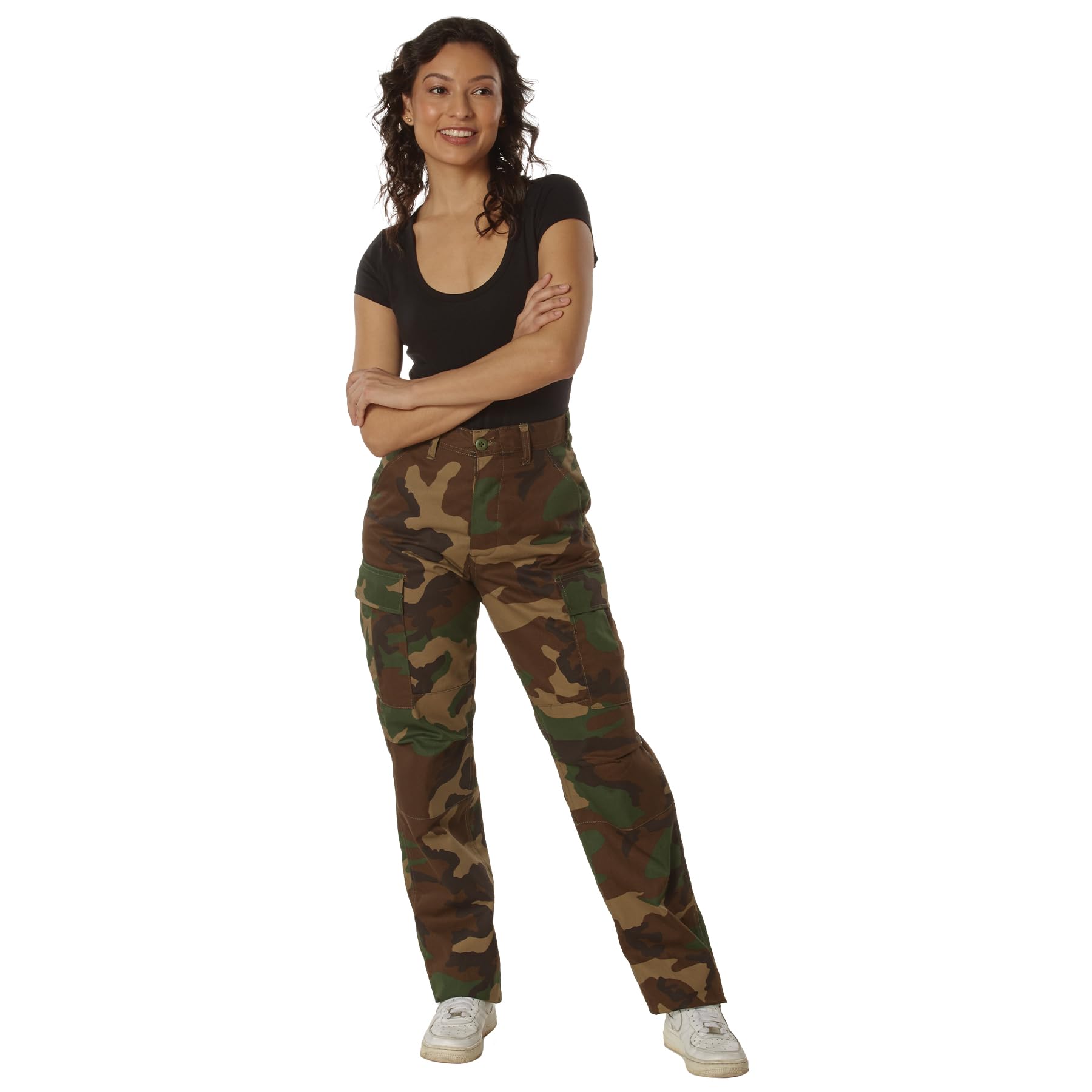 Rothco Tactical BDU Pants (US, Alpha, Small, Regular, Long, Woodland Camo)