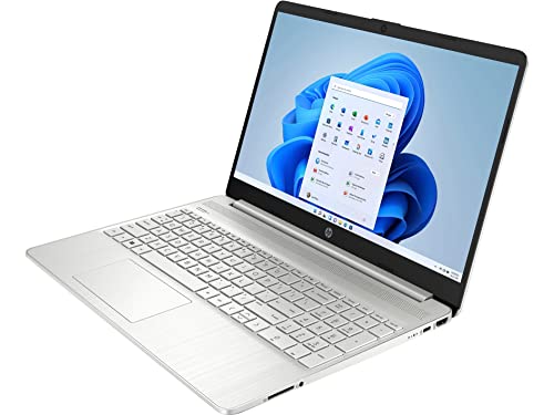 2022 HP 15.6" Touchscreen Laptop, Intel 11th Generation Core i5-1135G7, 16GB RAM, 512GB PCIe SSD, Intel Iris Xe Graphics, 720P HD Camera, Windows 11 S, Natural Silver, 32GB Snowbell USB Card