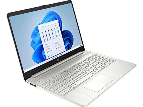 2022 HP 15.6" Touchscreen Laptop, Intel 11th Generation Core i5-1135G7, 16GB RAM, 512GB PCIe SSD, Intel Iris Xe Graphics, 720P HD Camera, Windows 11 S, Natural Silver, 32GB Snowbell USB Card