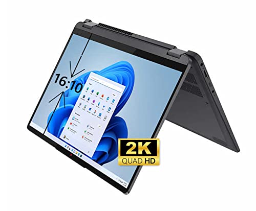 Lenovo Flex 5 - 14" 16:10 2K QHD (2240 x 1400) IPS 2-in-1 Touchscreen Laptop, AMD 8-Core Ryzen 7 5700U(>i7-10710U), Webcam, Fingerprint, Type-C, Wi-Fi 6, Win 11, 16GB RAM, 512GB PCIe SSD, w/HDMI Cable