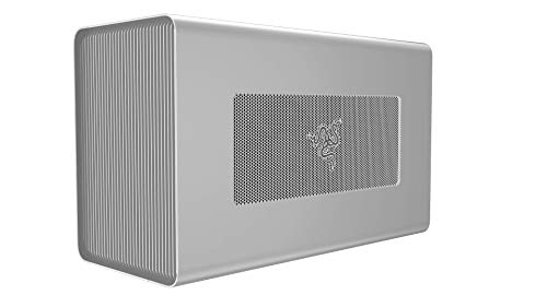 Razer Core X Aluminum External GPU Enclosure (eGPU): Compatible with Windows & MacOS Thunderbolt 3 Laptops, NVIDIA/AMD PCIe Support, 650W PSU, Mercury White