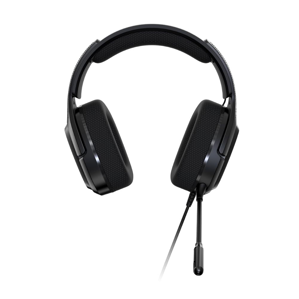 日本エイサー Predator Galea 315 Gaming Headset, 2CH Stereo Wired Stereo Mini Jack Connection Omnidirectional Noise Cancelling Detachable Microphone for PC iOS Android PS4 PS5 Switch Xbox PHW200