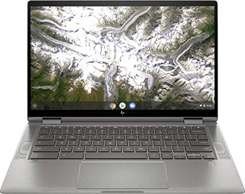2020 NewestHP x360 2-in-1 14-inch FHD Touchscreen Chromebook 10thGEn. Intel Core i3-10110U, 8GB RAM, 64GB eMMC, B&O Audio, WiFi 6, Backlit Keyboard, Fingerprint Reader - Mineral Silver (Renewed)
