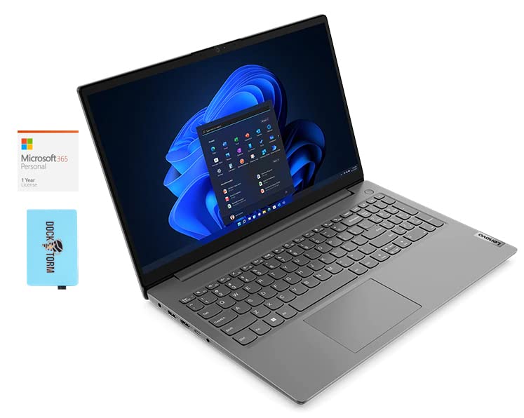 Lenovo V15 G2 ITL Home & Business Laptop (Intel i7-1165G7 4-Core, 24GB RAM, 1TB PCIe SSD, Intel Iris Xe, 15.6" 60Hz Full HD (1920x1080), WiFi, Win 10 Pro) with MS 365 Personal, Hub