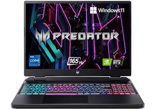 acer Predator Helios Neo Gaming & Entertainment Laptop (Intel i7-13700HX 16-Core, 16GB DDR5 4800MHz RAM, 4TB PCIe SSD, GeForce RTX 4060, Win 11 Pro) with MS 365 Personal, Dockztorm Hub
