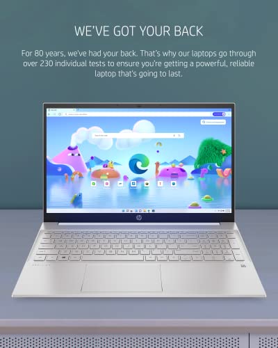 HP Pavilion 15 Laptop, 11th Gen Intel Core i7-1165G7 Processor, 16 GB RAM, 512 GB SSD, FHD IPS micro-edge Display, Win11 Pro, Long Battery Life (Renewed)
