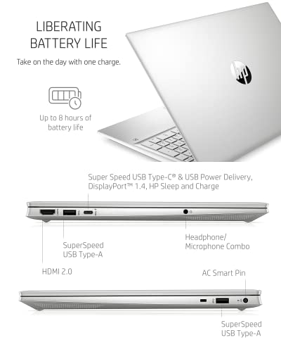 HP Pavilion 15 Laptop, 11th Gen Intel Core i7-1165G7 Processor, 16 GB RAM, 512 GB SSD, FHD IPS micro-edge Display, Win11 Pro, Long Battery Life (Renewed)