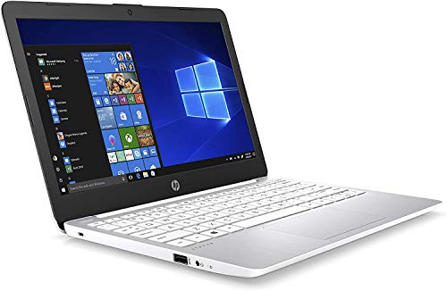2022 HP Stream 11.6 inch Laptop Computer Intel Celeron N4020 upto 2.8 GHz, 4GB RAM, 32GB eMMC Storage, Windows 10 Home, 13Hr Battery Life, Office 365 1Year, (Diamond White) Plus Vgsion Bundle Software
