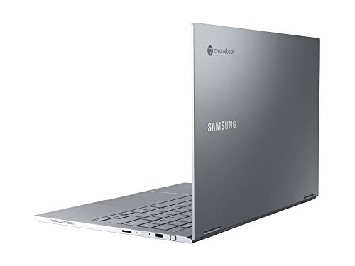 SAMSUNG 13.3” Galaxy Chromebook Laptop Computer w/ 256GB Storage, 8GB RAM, 4K AMOLED Touchscreen Display, Ultra Slim Design, Chrome OS, WiFi 6, Mercury Gray