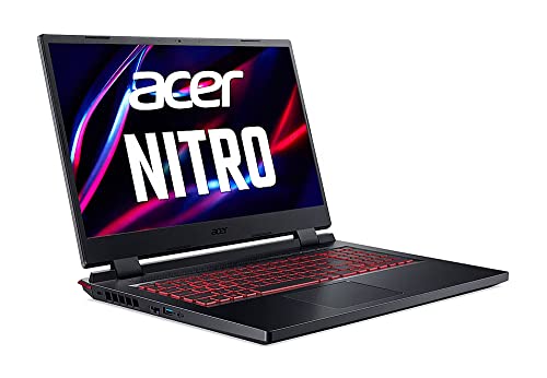 Acer 2022 Nitro 5 17.3" FHD 144Hz FHD IPS Gaming Laptop, Intel Core i5-12500H Processor, 64GB RAM, 2TB PCIe SSD, Backlit Keyboard, NVIDIA GeForce RTX 3050 Graphics, Windows 11, Black, 32GB USB Card