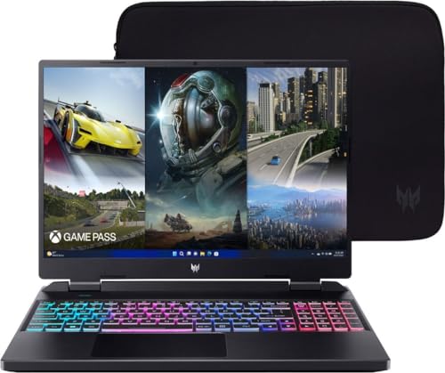 Acer Predator Helios Neo 16 Gaming Laptop 16/in WUXGA IPS 165Hz 13th Gen Intel 14-Core i5-13500HX (Beats i7-12700H) 16GB RAM 512GB SSD GeForce RTX 4050 6GB RGB Backlit USB-C Win11 Black + HDMI Cable
