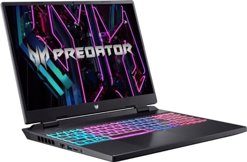 Acer Predator Helios Neo 16 Gaming Laptop 16/in WUXGA IPS 165Hz 13th Gen Intel 14-Core i5-13500HX (Beats i7-12700H) 16GB RAM 512GB SSD GeForce RTX 4050 6GB RGB Backlit USB-C Win11 Black + HDMI Cable