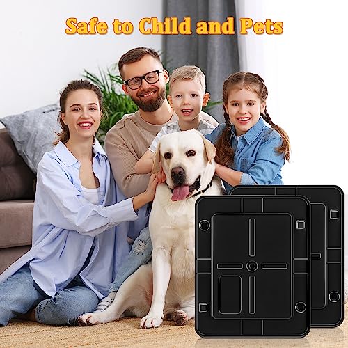 Qualirey 12 Pack Mouse and Insect Glue Traps, Strong Sticky Pre Baited Trays with Non Toxic Glue for Mice, Small Rats, Flies, Cockroaches and Other Bugs, Ready to Use Indoor, Safe to Children