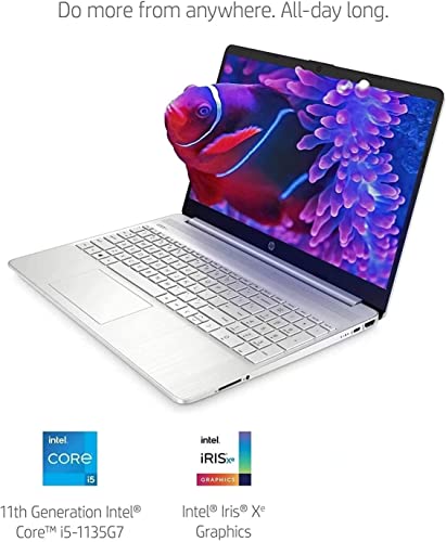 [Windows 11 Pro] HP 15 15.6" FHD Business Laptop Computer, 11th Generation Intel 4-core i5-1135G7 (Beat i7-1160G7), 16GB RAM 512GB PCIe SSD, Intel Iris Xe Graphics, Numeric Keypad, BT 5.2, HDMI, w/Hub