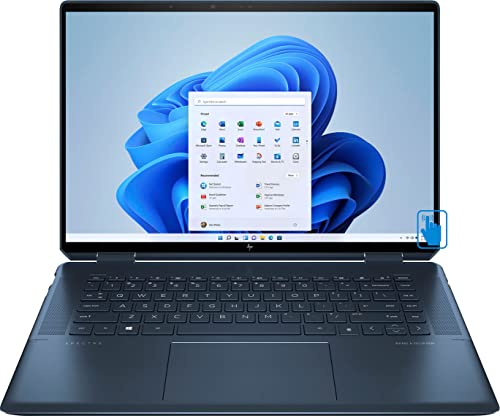 HP Spectre x360-16.0" 60Hz Touch 3072x1920 3K+ IPS Display 2-in-1 Laptop (Intel i7-11390H 4-Core, 16GB RAM, 1TB PCIe SSD, Intel Iris Xe, AP, Backlit KYB, FP, WiFi 6, BT 5.2, Win 11 Pro) w/Hub
