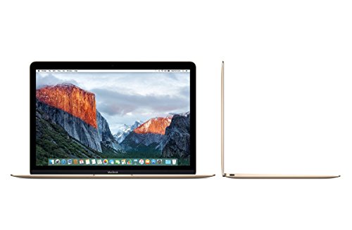 Apple MacBook (MLHE2LL/A) 256GB 12-inch Retina Display (2016) Intel Core M3 Tablet - Champagne Gold (Renewed)