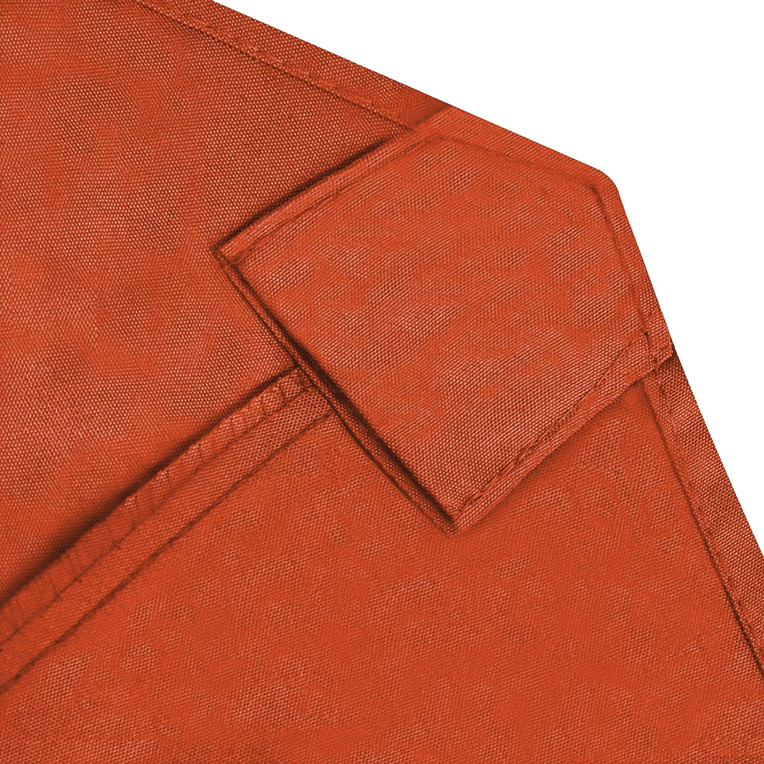 EliteShade USA 9FT Replacement Covers 8 Ribs Market Patio Umbrella Canopy Cover (CANOPY ONLY) (Rust)