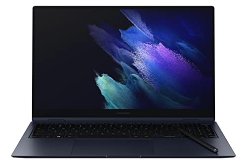 SAMSUNG Galaxy Book Pro 360 15.6" 2-in-1 Touchscreen (i7-1165G7, 16GB RAM, 2TB PCIe SSD, Active Stylus), FHD Convertible Laptop, Thunderbolt 4, Backlit, Fingerprint, HDMI Cable, Windows 11 Home