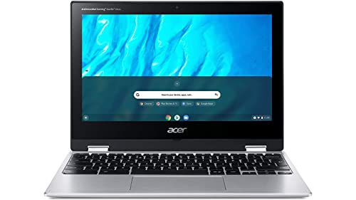 Acer Spin 311 Chromebook, Business & Student Convertible Laptop, 11.6" HD 2-in-1 Touchscreen IPS, MediaTek MT8183C Octa-Core, 4GB LPDDR4X 32GB eMMC, WiFi 5 USB-C BT Chrome OS, Goldoxis 32GB Card