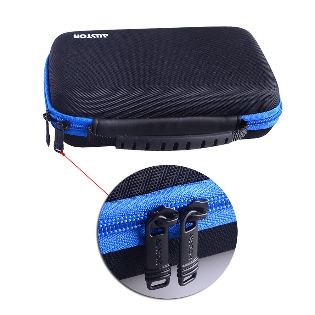 AUSTOR Case for Nintendo New 3DS XL(Black+Blue)