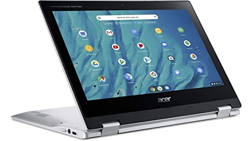 Acer Spin 311 Chromebook, Business & Student Convertible Laptop, 11.6" HD 2-in-1 Touchscreen IPS, MediaTek MT8183C Octa-Core, 4GB LPDDR4X 32GB eMMC, WiFi 5 USB-C BT Chrome OS, Goldoxis 32GB Card