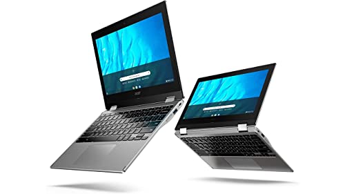 Acer Spin 311 Chromebook, Business & Student Convertible Laptop, 11.6" HD 2-in-1 Touchscreen IPS, MediaTek MT8183C Octa-Core, 4GB LPDDR4X 32GB eMMC, WiFi 5 USB-C BT Chrome OS, Goldoxis 32GB Card