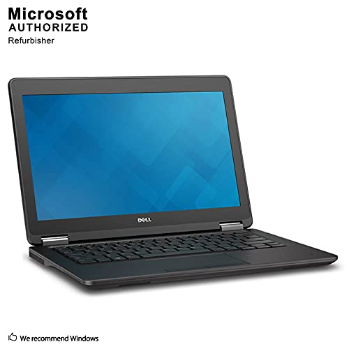 Dell Latitude E7250 12.5in Business Class Laptop, Intel Core i7 5600U 2.6Ghz, 16GB DDR3 RAM, 256GB mSata SSD, HDMI, Webcam, Windows 10 (Renewed)