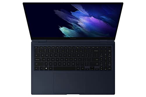 SAMSUNG Galaxy Book Pro 360 15.6" 2-in-1 Touchscreen (i7-1165G7, 16GB RAM, 2TB PCIe SSD, Active Stylus), FHD Convertible Laptop, Thunderbolt 4, Backlit, Fingerprint, HDMI Cable, Windows 11 Home