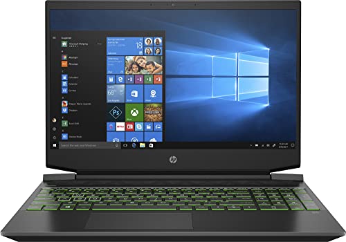 HP Pavilion 15.6" FHD Gaming Laptop, Intel Core i5-10300H, 8GB RAM, NVIDIA GeForce GTX 1650 4GB, 250GB SSD, Windows 10 Home, Black (8G, 256G)