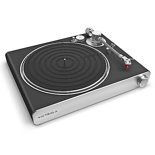 Victrola Stream Carbon Turntable - 33-1/3 & 45 RPM Vinyl Record Player, Works with Sonos Wirelessly, High Precision Cartridge, Semi-Automatic, Wi-Fi, RCA, Pre-Amp Out, Sleek & Stylish, Matte Finish