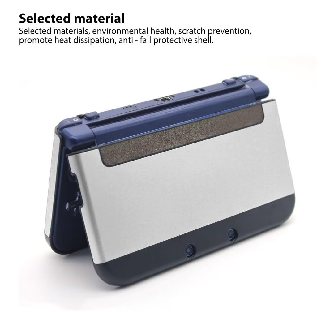 Silver Matte/Anti-Glare Soft Silicone Protector Case for New Nintendo 3DS XL LL (2015 Version)