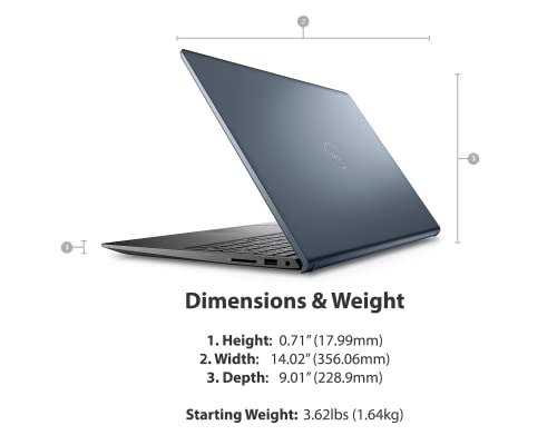 Dell Newest Inspiron 15 Laptop, 15.6 FHD LED-Backlit Touch Display, AMD Ryzen 7 5700U, 32GB DDR4 RAM, 1TB PCIe SSD, HDMI, Webcam, Backlit Keyboard, WiFi, Bluetooth, FP Reader, Win11 Home