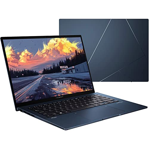 ASUS Newest Zenbook 14" 2.8K (2880 x 1800) 90Hz OLED Laptop, 12th Gen Core i5-1240P Processor (Beats i7-1185G7), Backlit Keyboard, Fingerprint Reader, Harman Kardon, Win 11 (8GB RAM | 1TB PCIe SSD)
