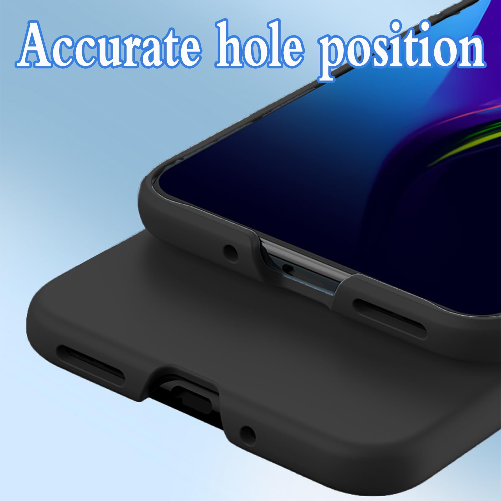 Compatible Flip Case for Motorola Razr Plus,2023 Case with Hinge Protector,2023 Motorola Razr 5g Flip Case,Motorola Razr 40 Ultra Case,Hard PC Thin Shockproof Case for Motorola Razr+ Case (Black)