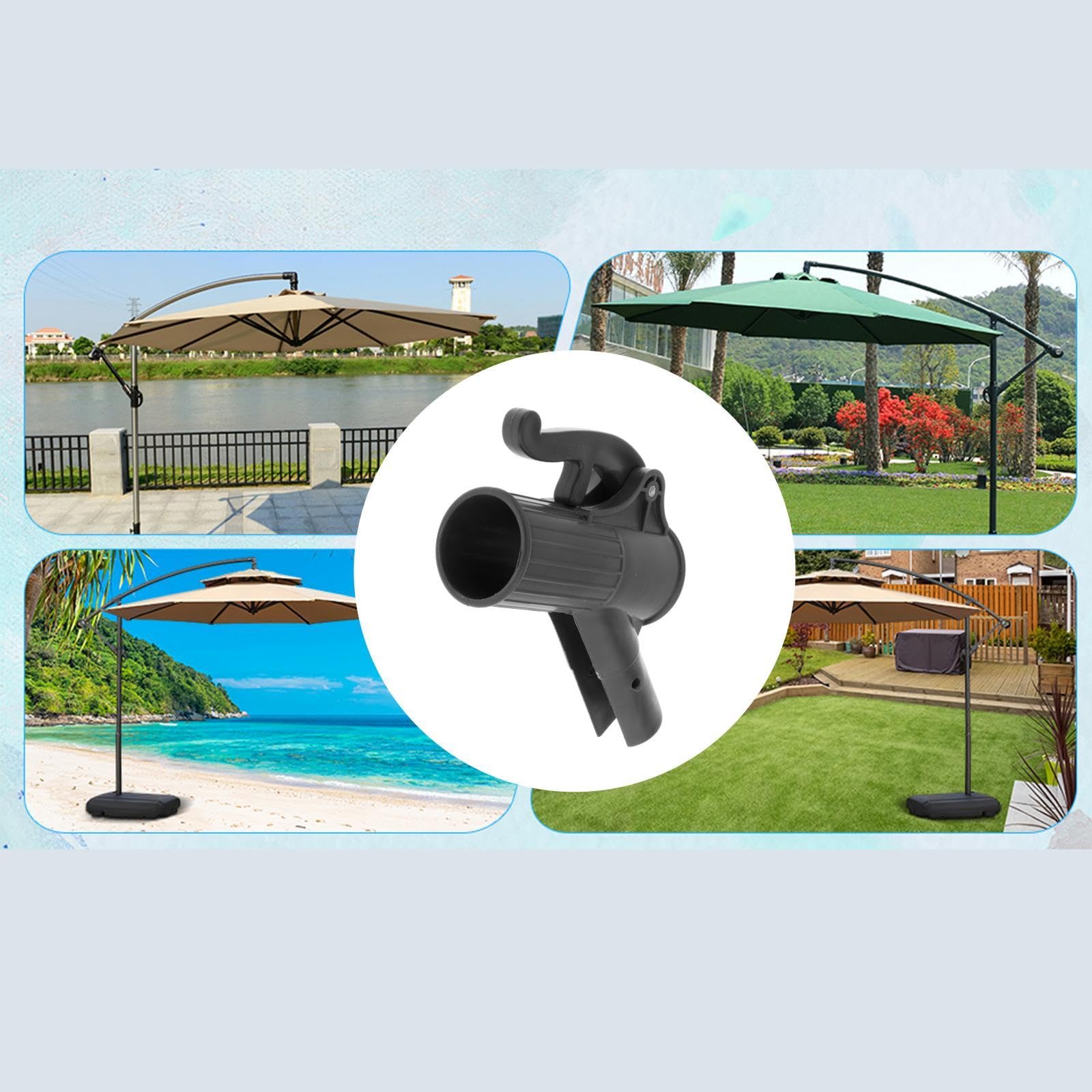 KLKCMS Patio Umbrella Accessories Parts Repairing Fixing Umbrella Attachment Tools Durable for Market Umbrella Deck Beach Umbrella Table Backyard, Fixing Handle