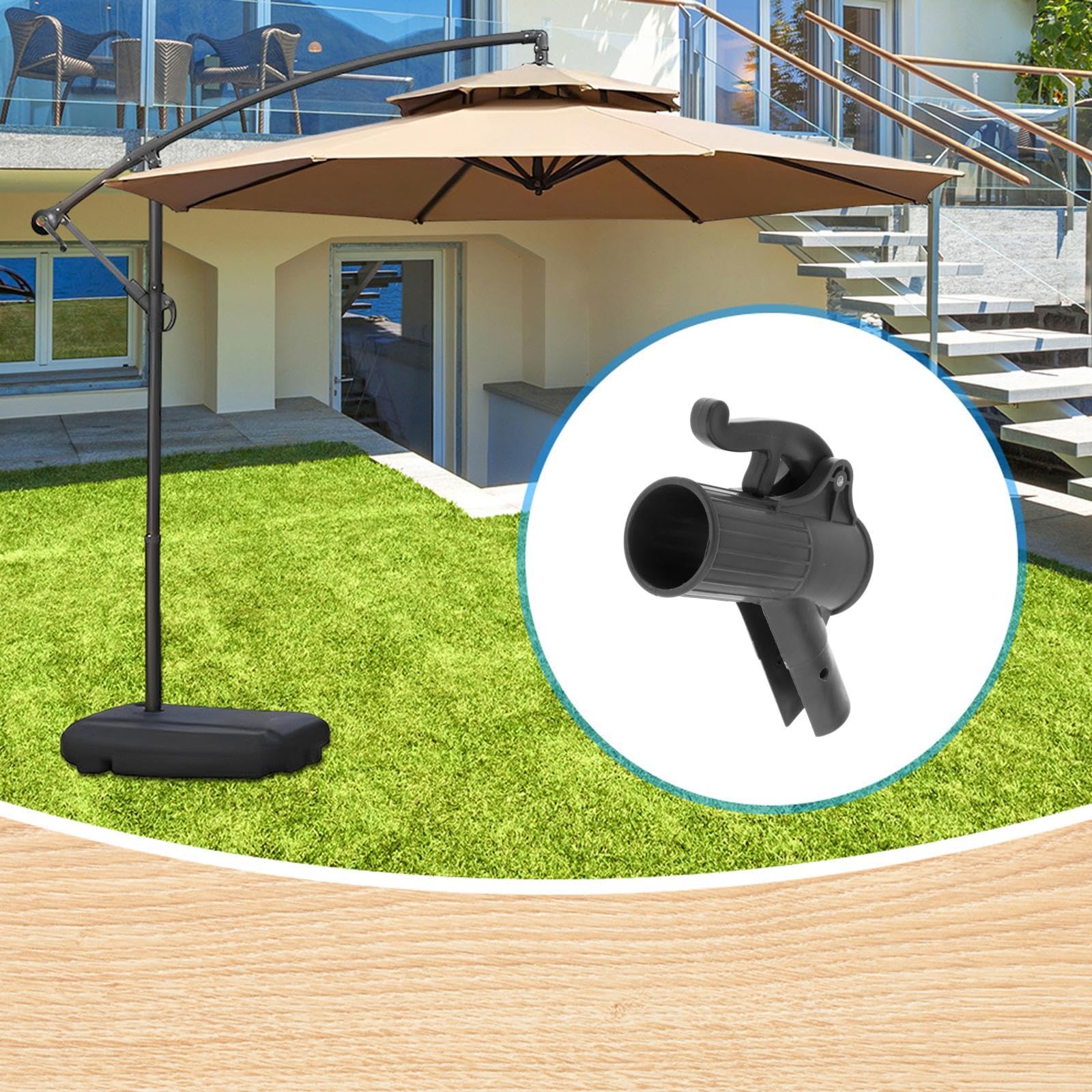 KLKCMS Patio Umbrella Accessories Parts Repairing Fixing Umbrella Attachment Tools Durable for Market Umbrella Deck Beach Umbrella Table Backyard, Fixing Handle