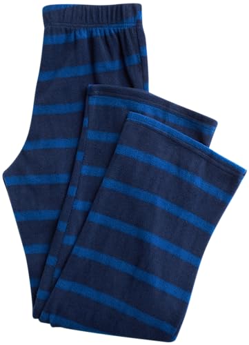 Eddie Bauer Boys' Pajama Set - 4 Piece Matching Fleece Graphic Pajama Tops and Pajama Pants for Boys (Sizes: XS-L), Size Medium, Blue/Grey