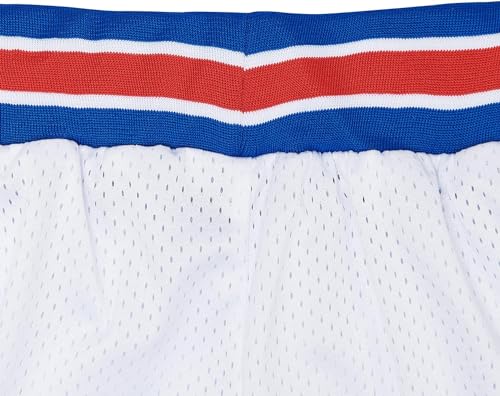 CAIYOO Space Movie Mens Basketball Shorts 90S Hip Hop Athletic Shorts (US, Alpha, Large, Regular, Regular, White)