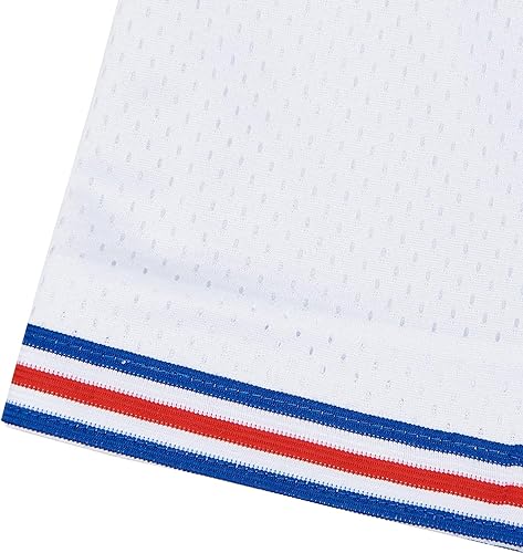 CAIYOO Space Movie Mens Basketball Shorts 90S Hip Hop Athletic Shorts (US, Alpha, Large, Regular, Regular, White)