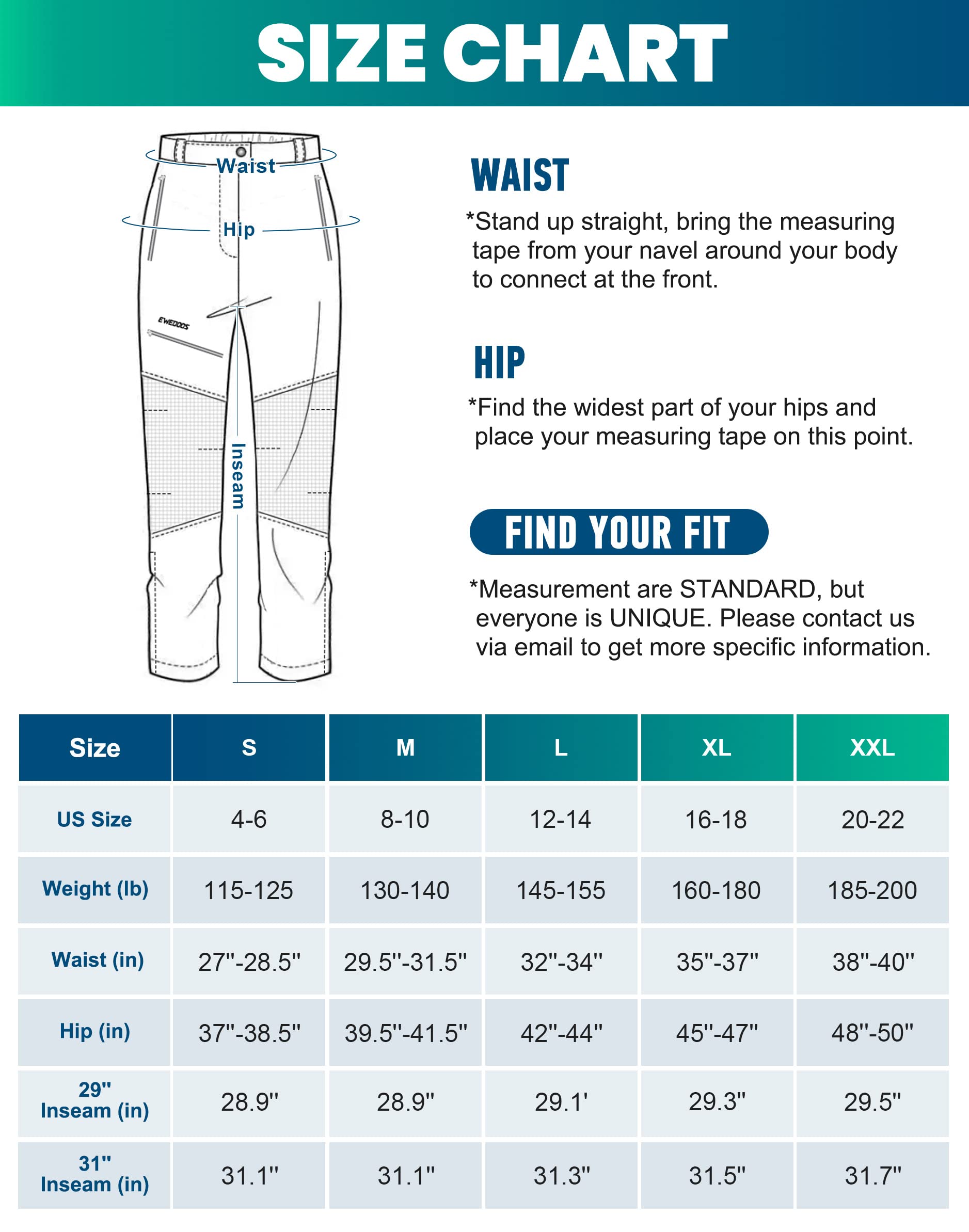 Ewedoos Snow Pants Womens Ski Pants Waterproof Insulate Softhell Fleece Lined Winter Hiking Snowboard Zipper Bottom Leg Black