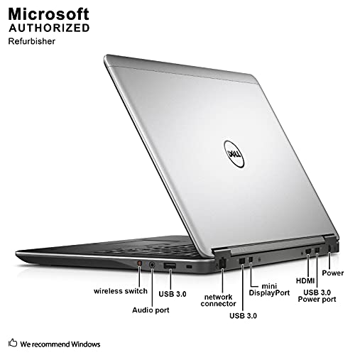 Dell Latitude E7440 14.1" Flagship Business Ultrabook Laptop Computer, Intel Core i7-4600U up to 3.3GHz, 8GB RAM, 256GB SSD, Bluetooth 4.0, HDMI, Windows 10 Professional (Renewed)