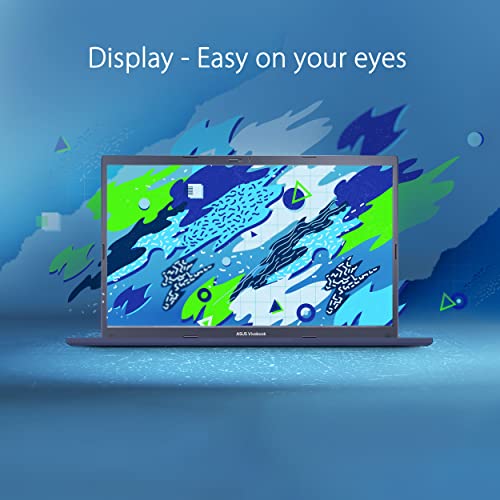ASUS VivoBook 14 Slim Laptop, 14" FHD Display, Intel Core i3-1215U CPU, Intel UHD Graphics, 4GB DDR4 RAM, 128GB SSD, Fingerprint Sensor, Windows 11 Home, Quiet Blue, F1402ZA-AB31