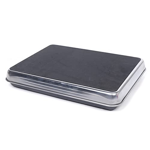 LOYALHEARTDY 440lb Digital Shipping and Postal Scale, with Heavy Duty Stainless Steel Large Platform, Industrial Floor Scale 2 AAA Batteries Include 12.4"X 9.8"